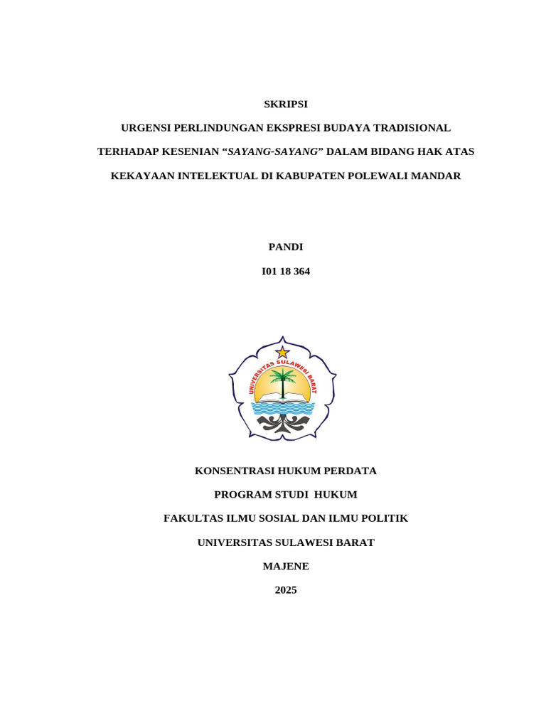 Proposal Skripsi Pandi - Copy | PDF