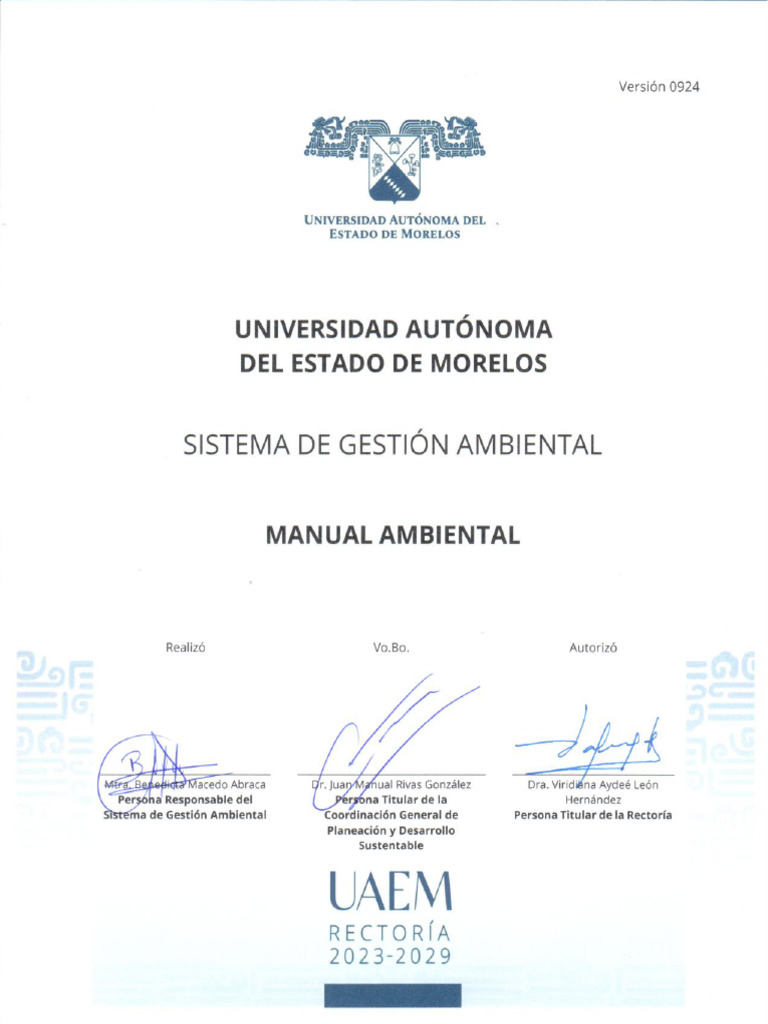 M SGA 01 Manual Ambiental | PDF | Residuos | Contaminación