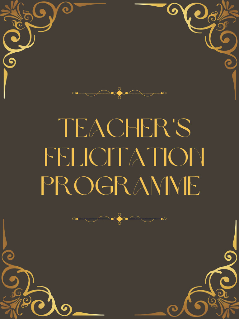Teacher's Felicitation Programme 20250620 141744 0000 | PDF