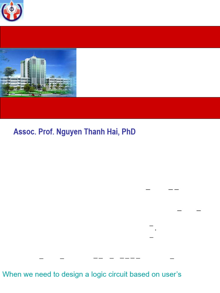 Chapter 2 - P3 - Simplifying Logic Circuits Using Theorems | PDF ...