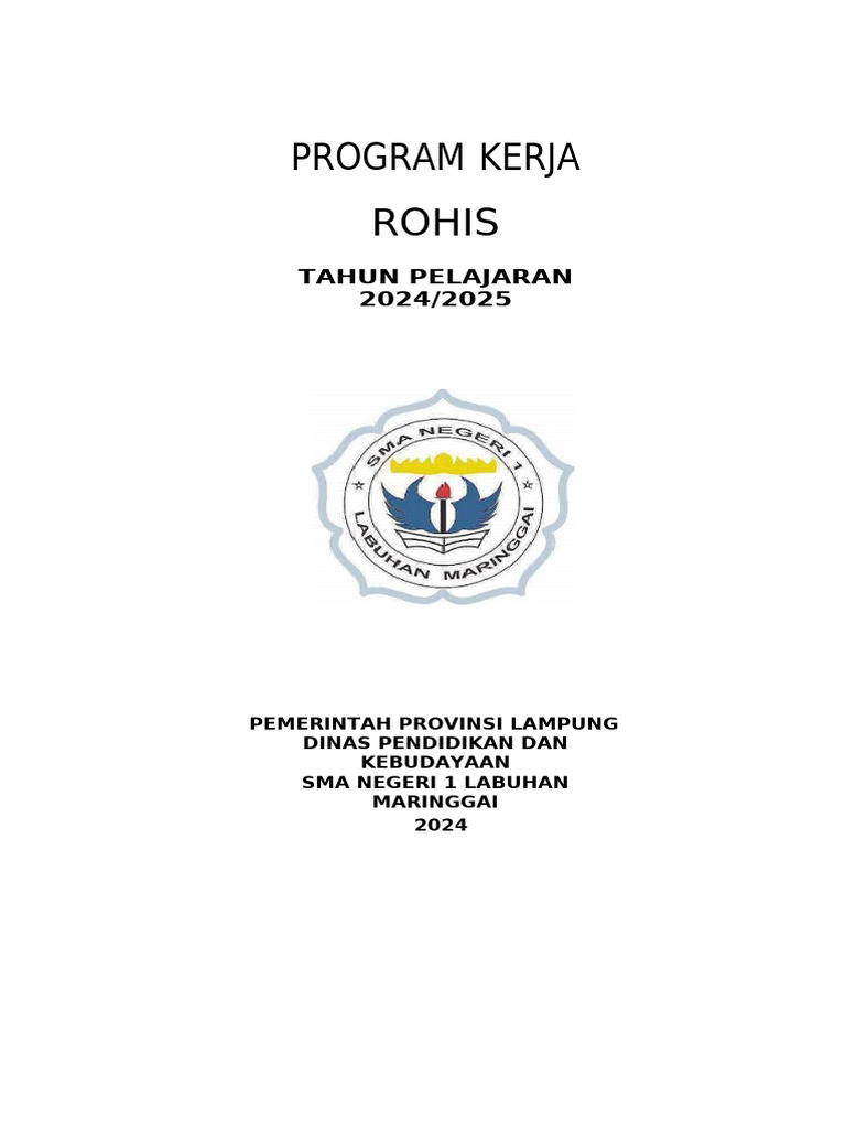 Progja ROHIS 2024-2025 Siap | PDF
