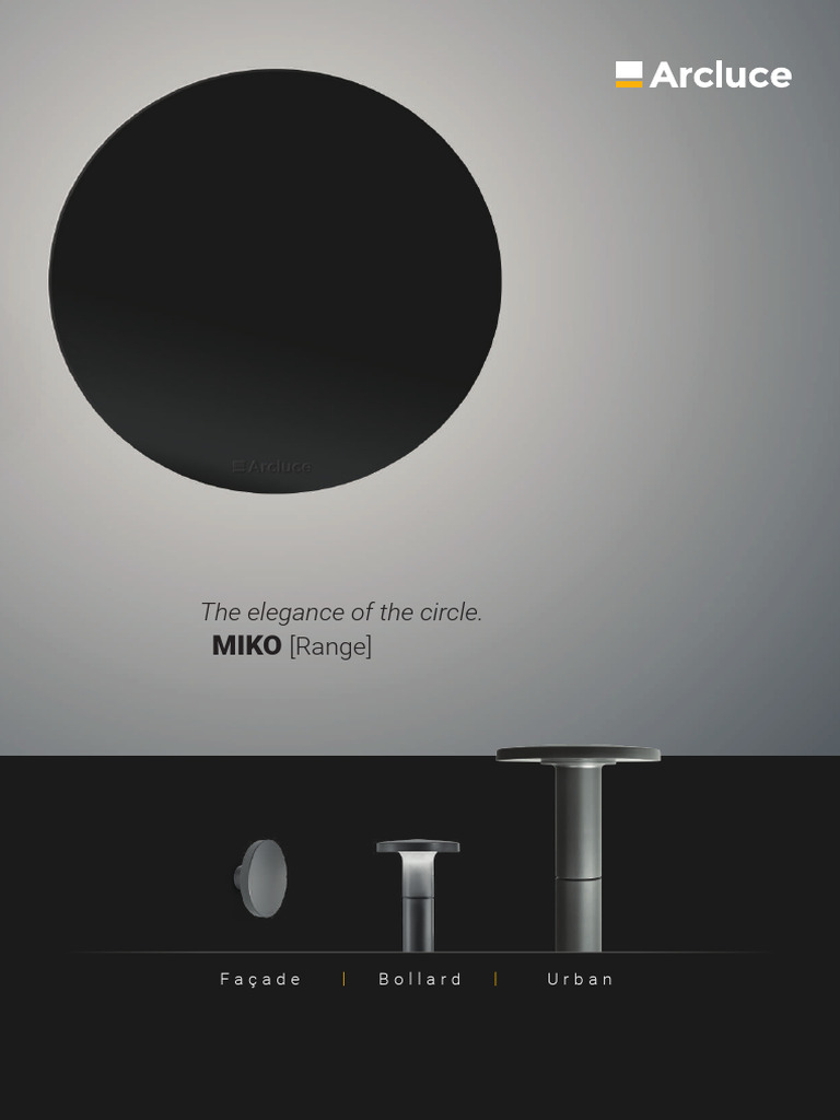 Arcluce MIKO Brochure en | PDF | Lighting | Building Engineering