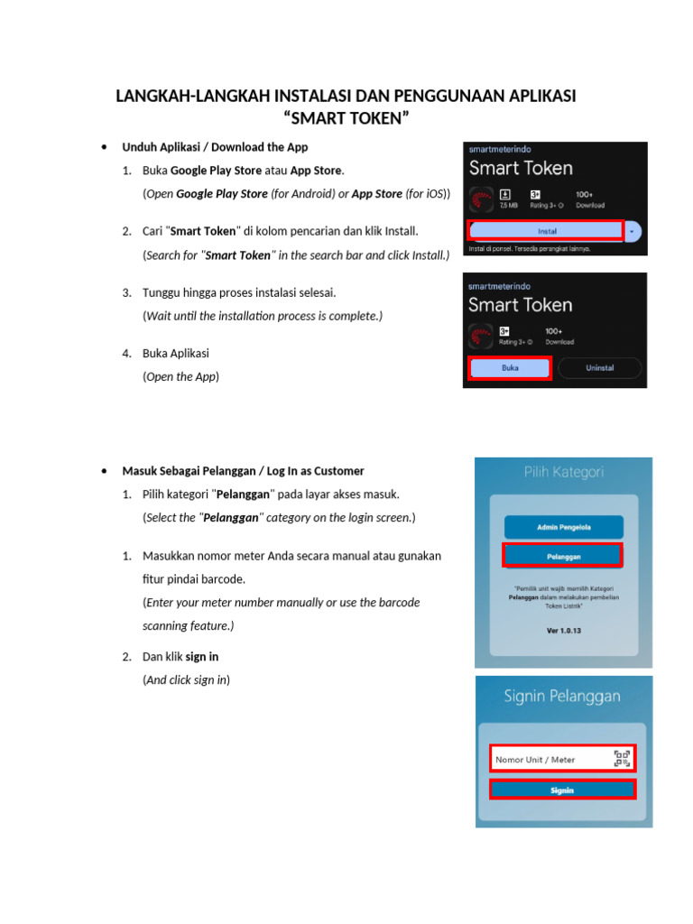 Panduan Instalasi Aplikasi Smart Token | PDF