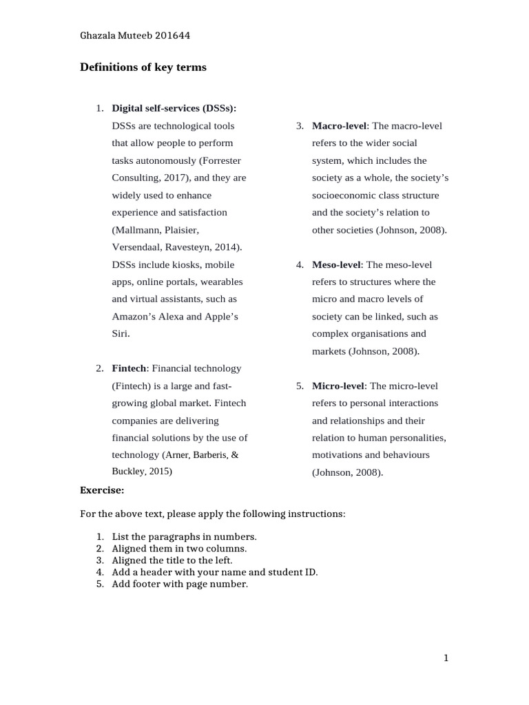 G Lab 3 - MS Word Lab Practice | PDF | Software