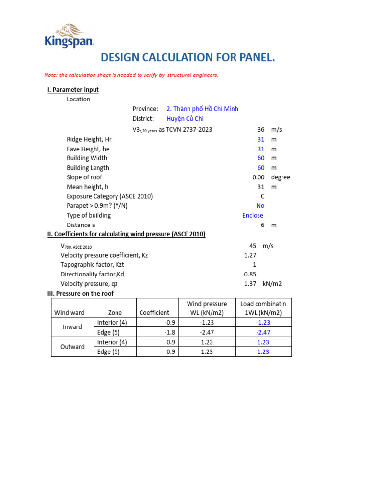 TPT - Kingspan Facade Design - Rev01 | PDF