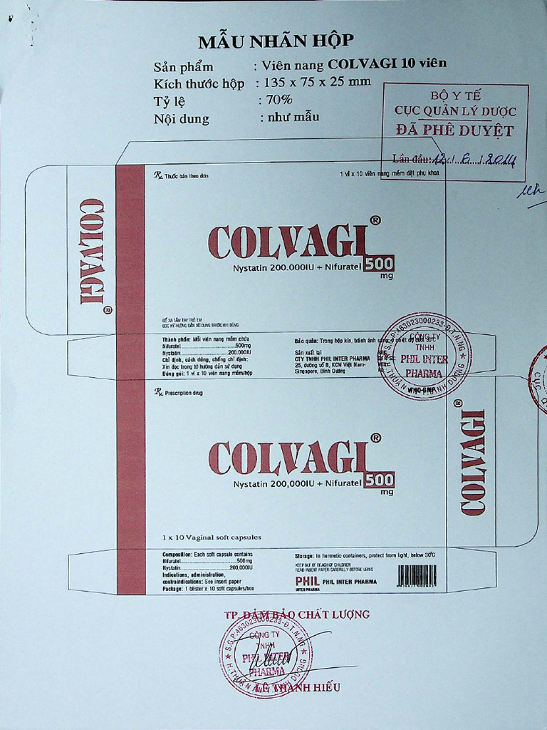 Huong Dan Su Dung Thuoc Colvagi Trungtamthuoc | PDF