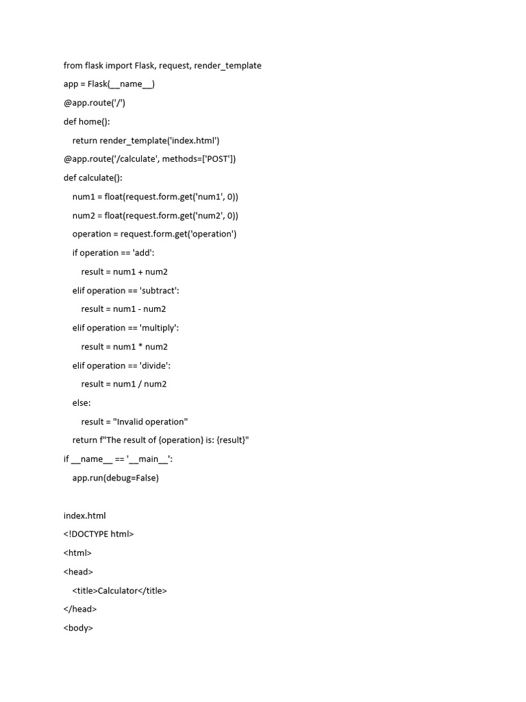 Flask Programs | PDF