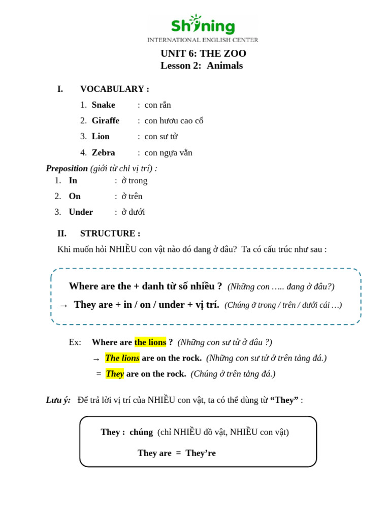 Unit 6 - Lesson 2 | PDF