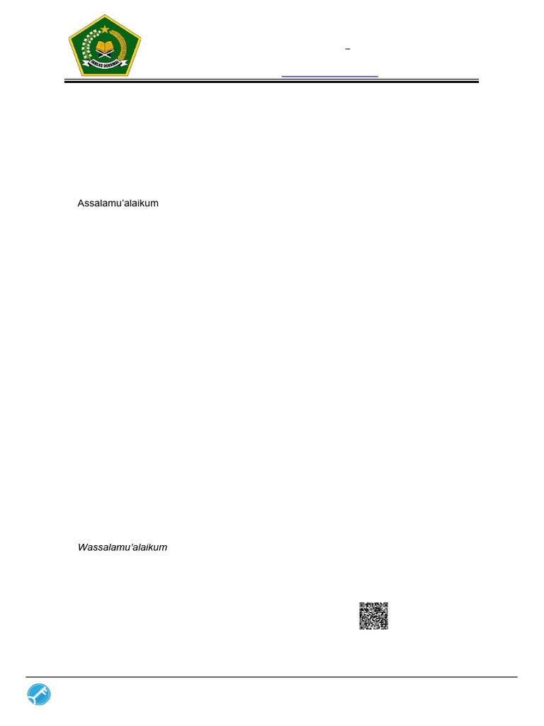 Pemberitahuan Susulan Peserta PKDP - Lamp | PDF