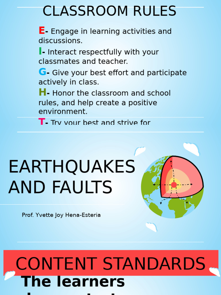 EARTH and SPACE Grade 8 Science Students | PDF | Earthquakes | Plate ...