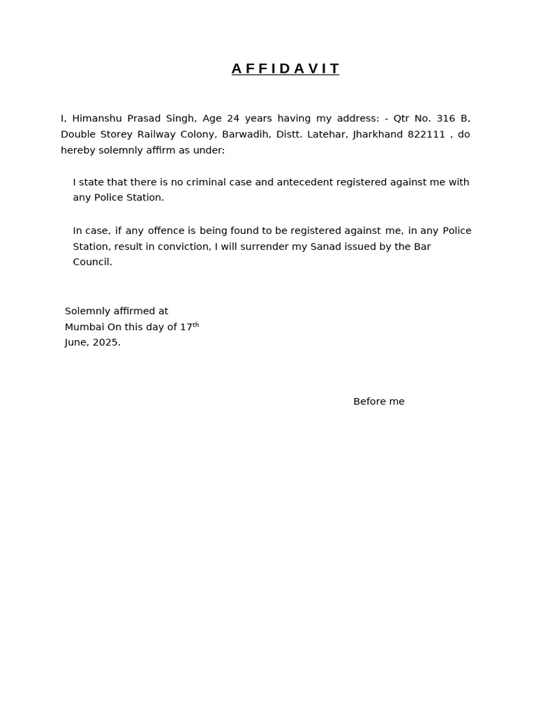 Devendra Police Verification | PDF