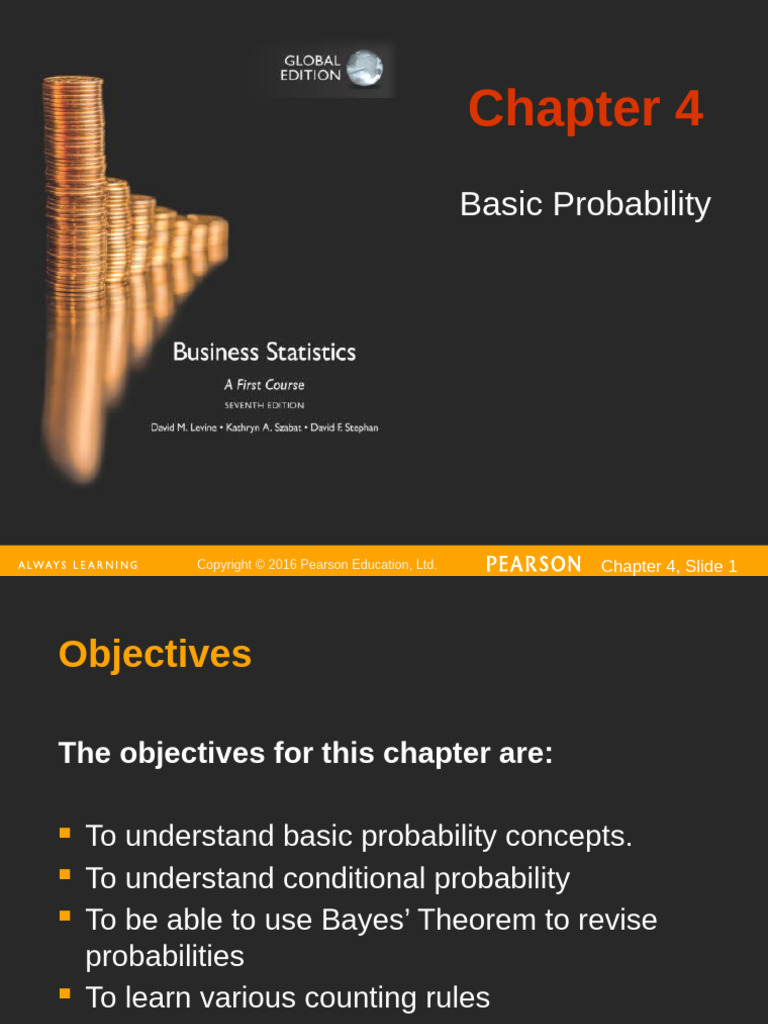Chapter 4 Modified Slides | PDF | Probability | Statistics