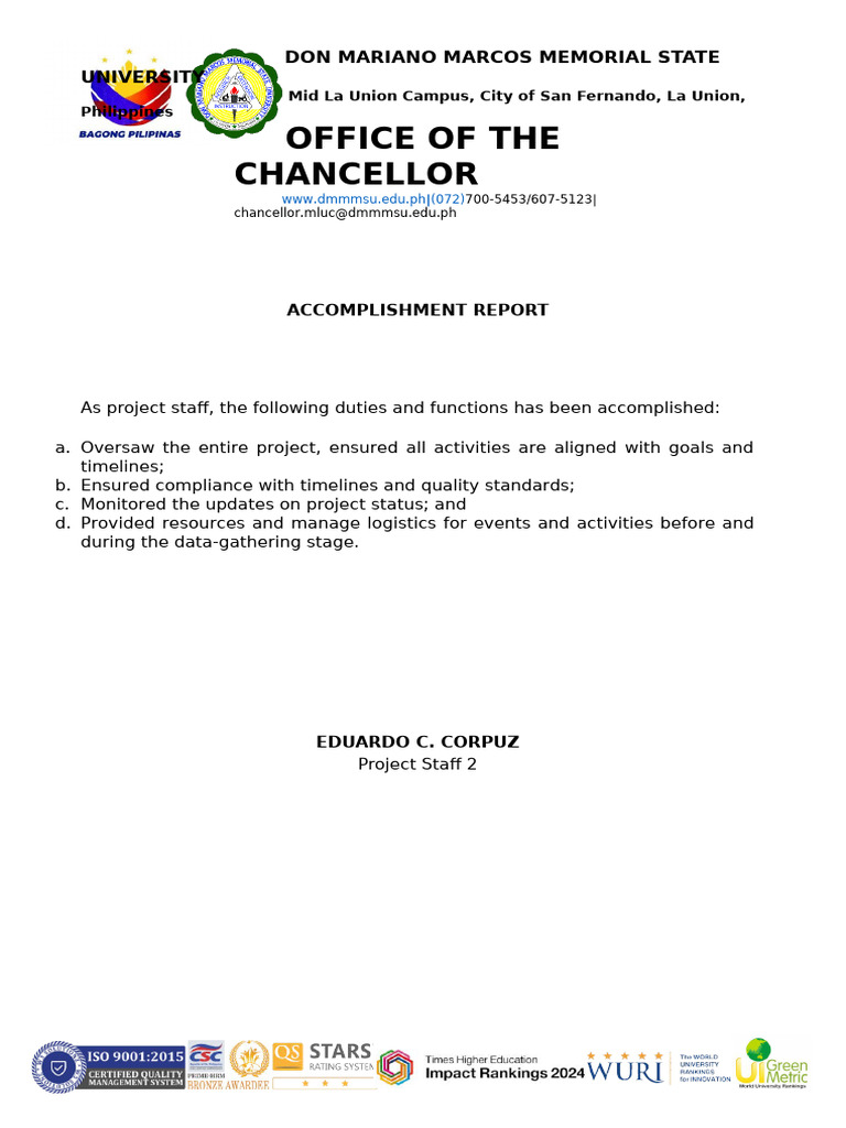 A4 2025 Dmmmsu Oc Template | PDF