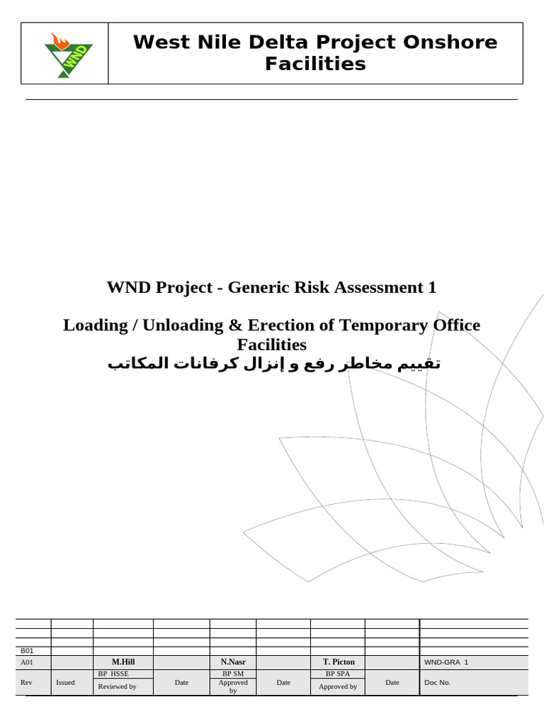 WND - GRA 1 Loading & Unloading | PDF | Risk