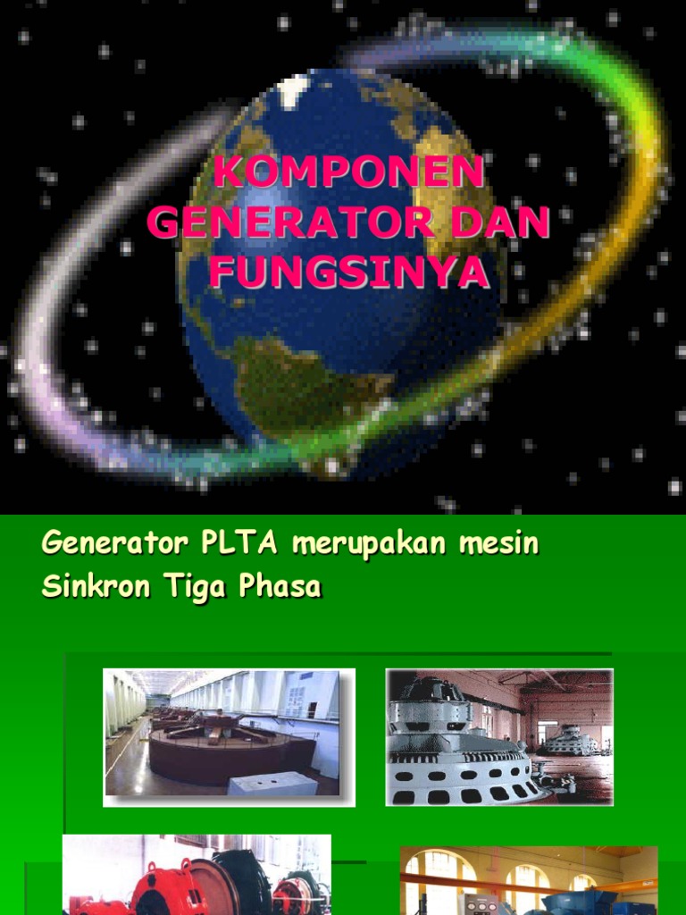 Komponen Generator Dan Fungsinya Ok | PDF