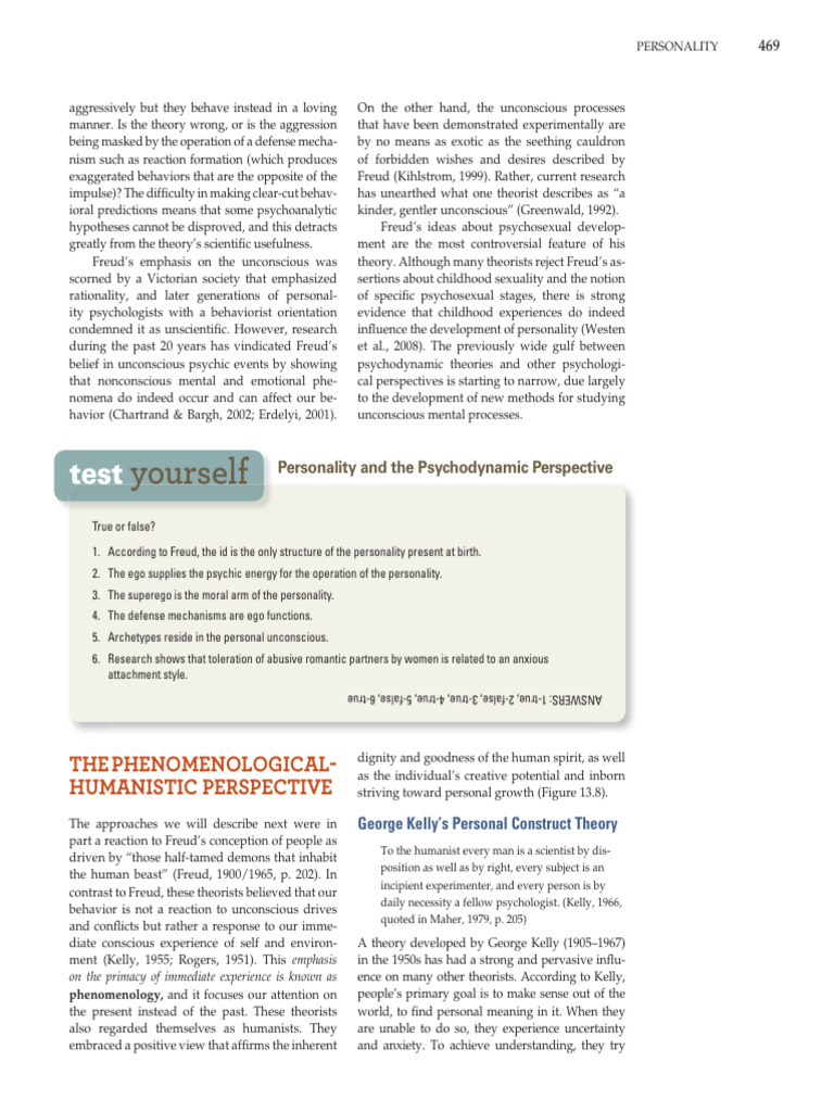 Personality 12 37 | PDF | Self Esteem | Humanistic Psychology