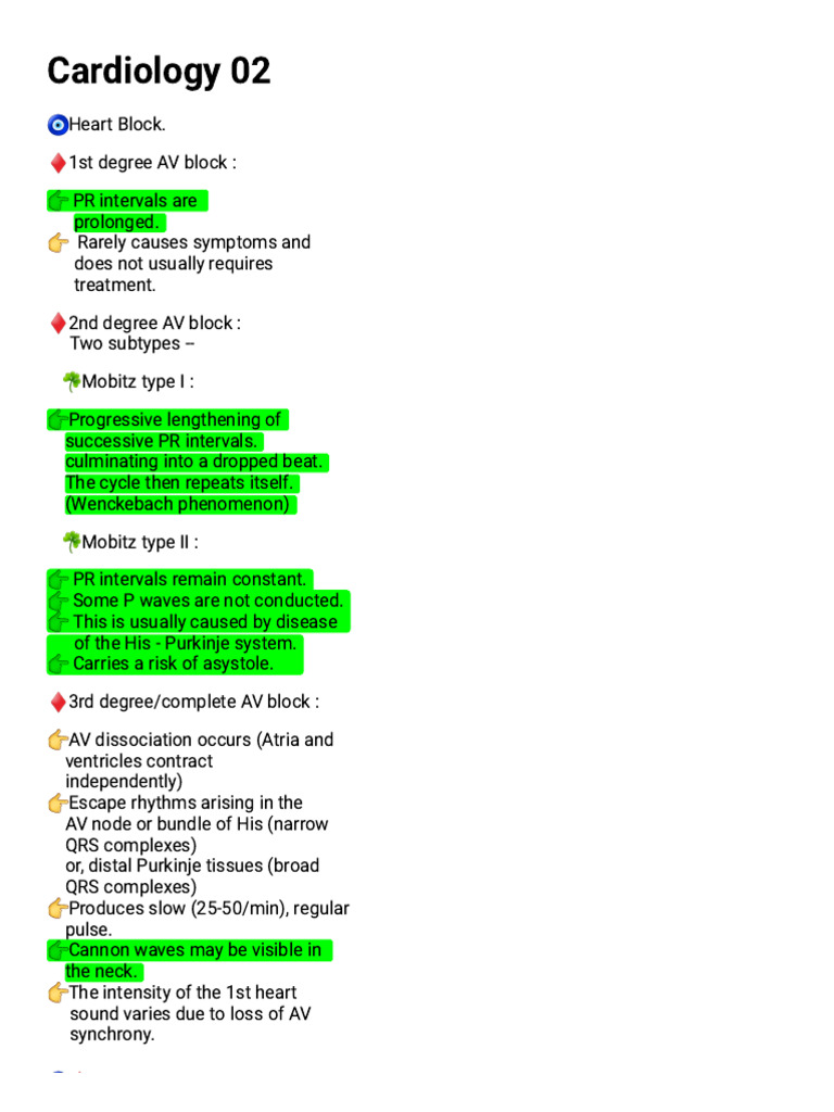 Cardiology 02.PDF Version 1 | PDF | Heart | Heart Failure