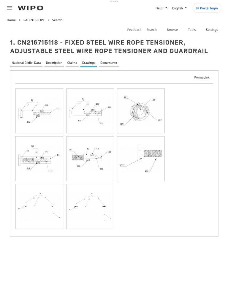 CN216715118 Fixed Steel Wire Rope Tensioner, Adjustable Steel Wire Rope ...