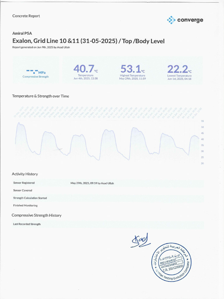Exalon, Grid Line 10 & 11 (31-5-2025) | PDF