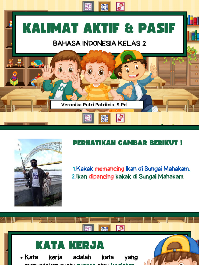 Bahan Ajar Kalimat Aktif & Pasif | PDF