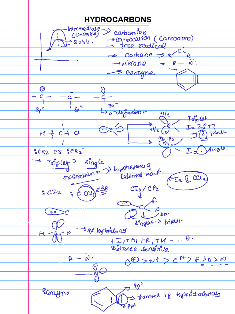 Hydrocarbons Rough | PDF