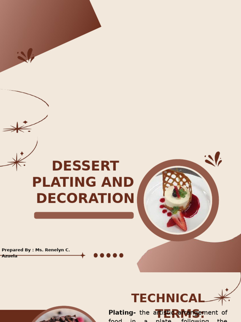 Plating and Decoration | PDF | Foods