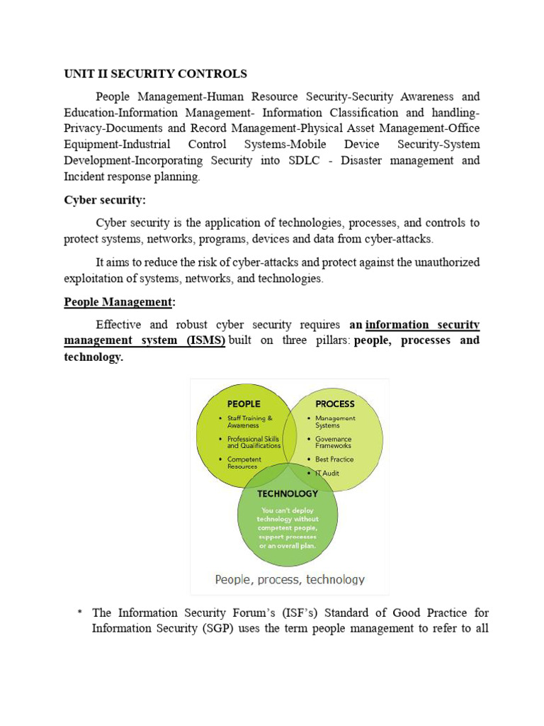 Unit II Security Controls | PDF | Computer Security | Security