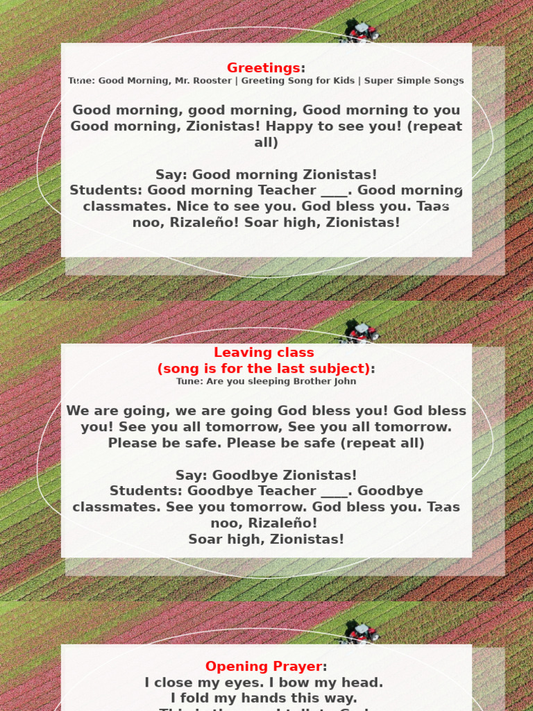 Preschool Prayer 2024 | PDF | Prayer | Spirituality