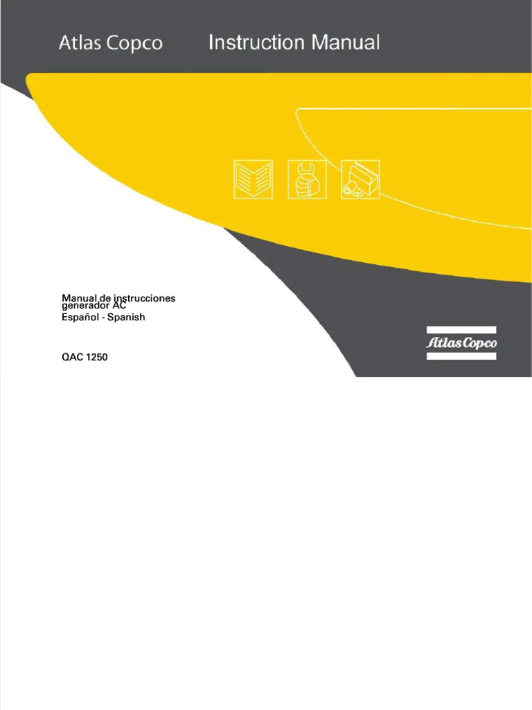 PDF Manual de Operacion Qac 1250pdf Compress | PDF | Cambiar ...