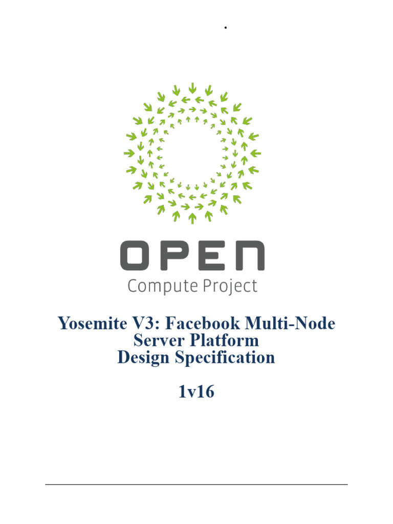 OCP Yosemite V3 Platform Design Specification 1v16 | PDF | Booting ...