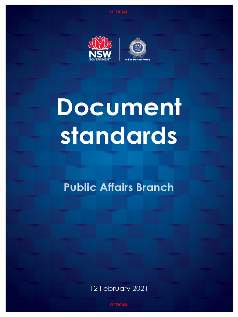Document Standards Feb 2021 | PDF | Comma