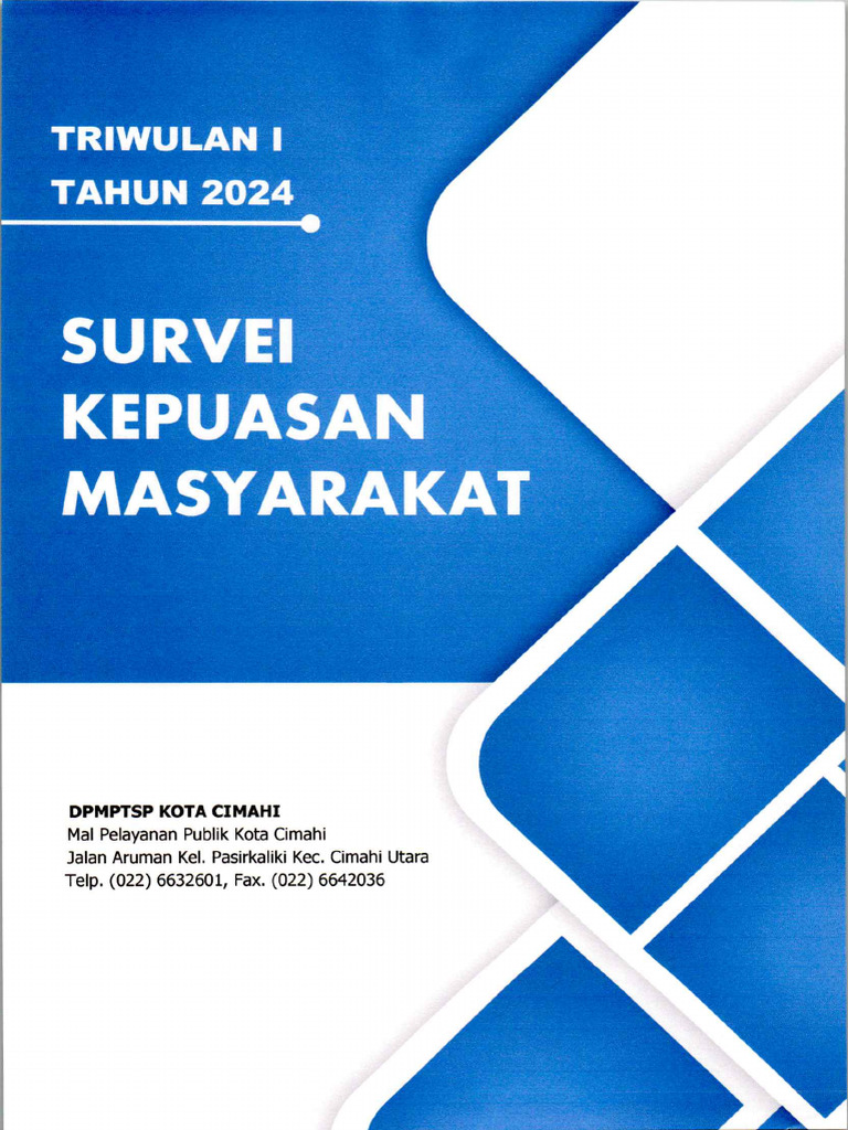 Laporan SKM Triwulan I Tahun 2024 | PDF
