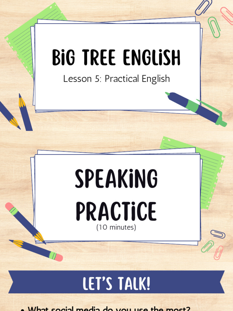 BTE English (Lesson 5) - Dec. 16 | PDF