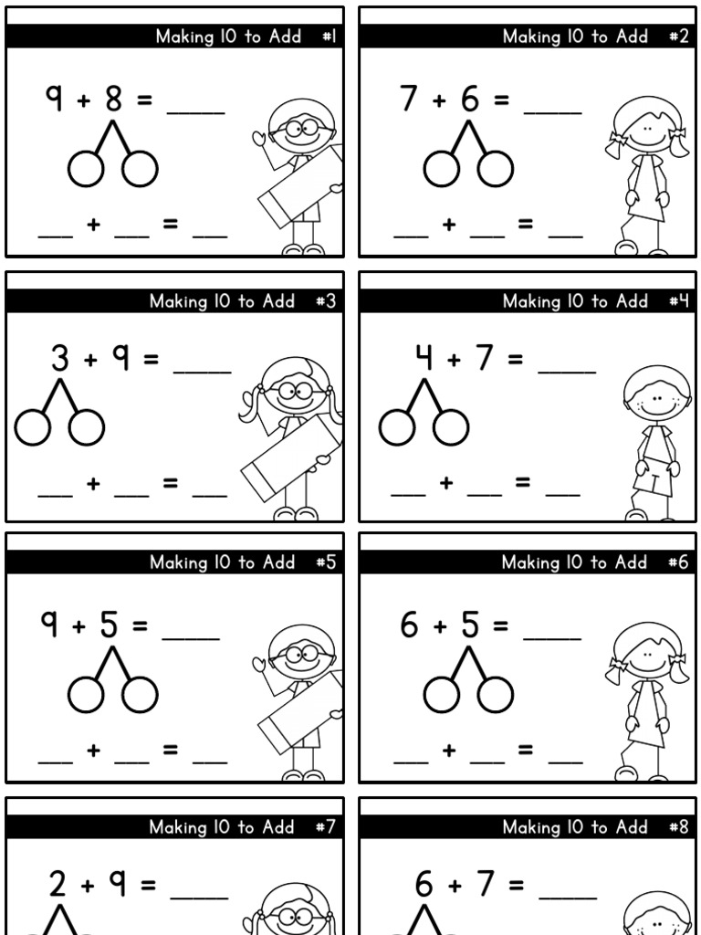 Making 10 Addition Worksheets | PDF