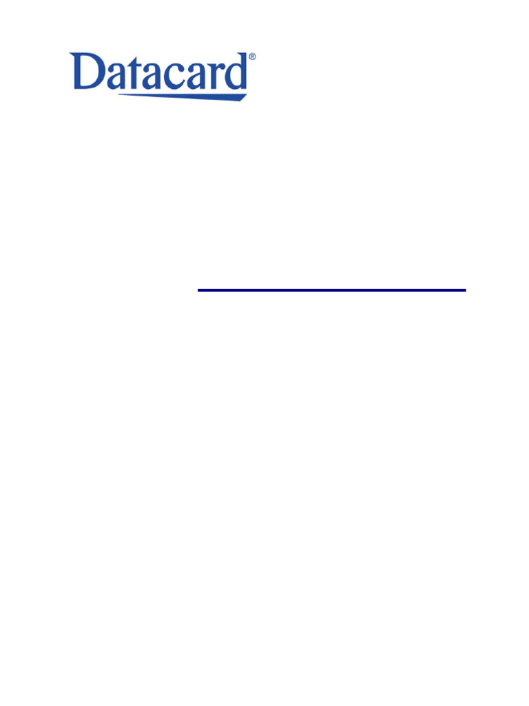 Datacard® 2xx Series Card Personalization Systems | PDF | Radio | Electrostatic Discharge