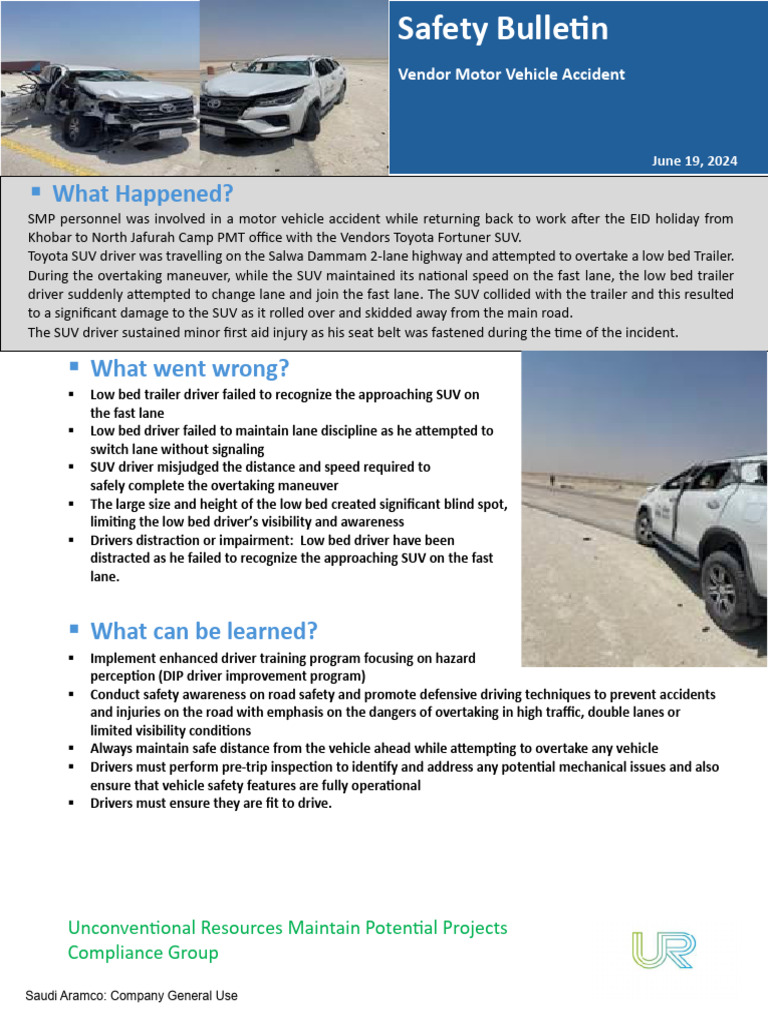 Motor Vehicle Accident Safety Insights | PDF | Traffic Collision | Safety