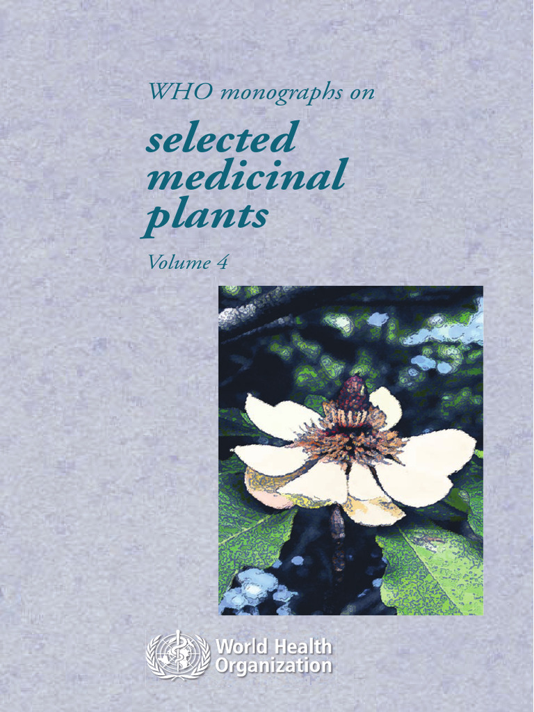 WHO Monographs On Selected Medicinal Plants Vol. 4 | PDF | Science & Mathematics