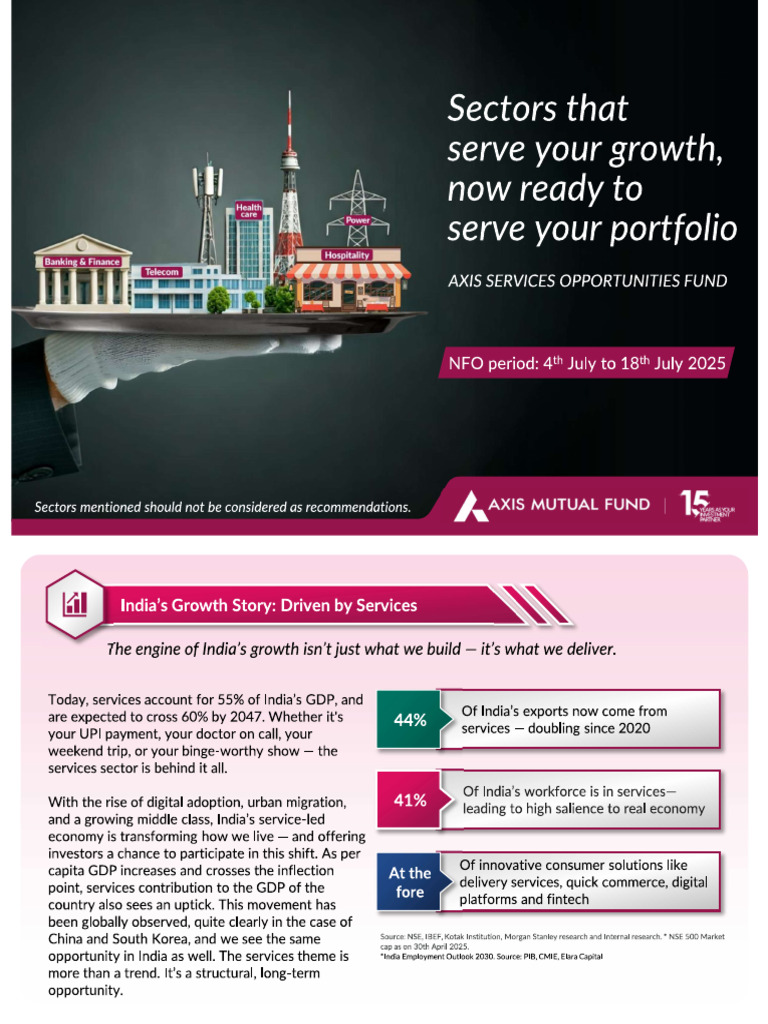 NFO One Pager - Axis Services Opportunities Fund | PDF