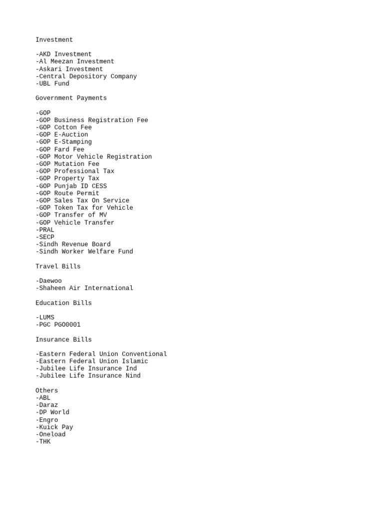 Missing Bill Icons | PDF