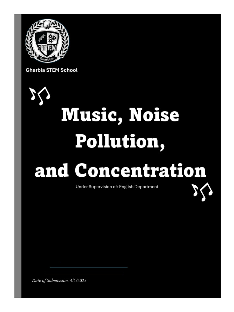 Music's Impact on Student Focus | PDF | Survey Methodology | Methodology