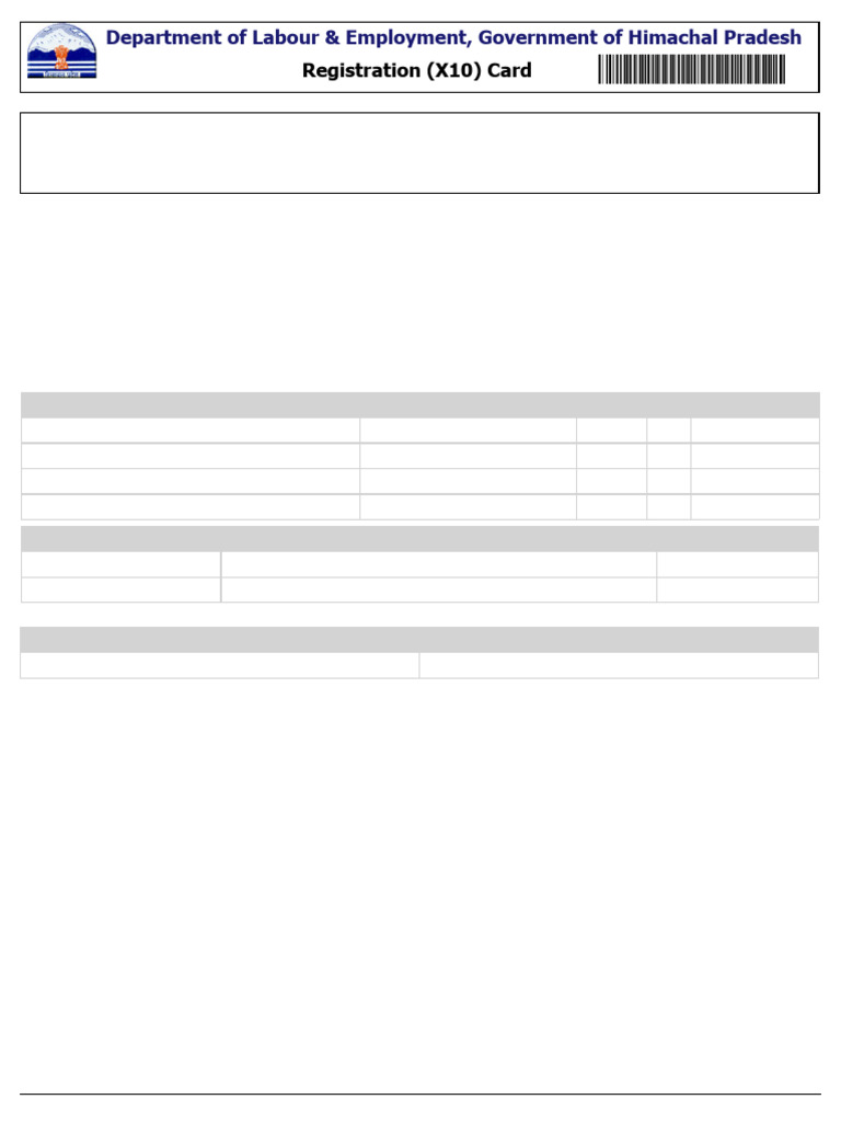 Reg Card | PDF