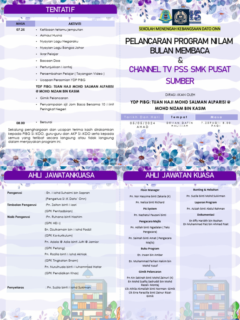 Buku Program Bulan Membaca (5mei) | PDF