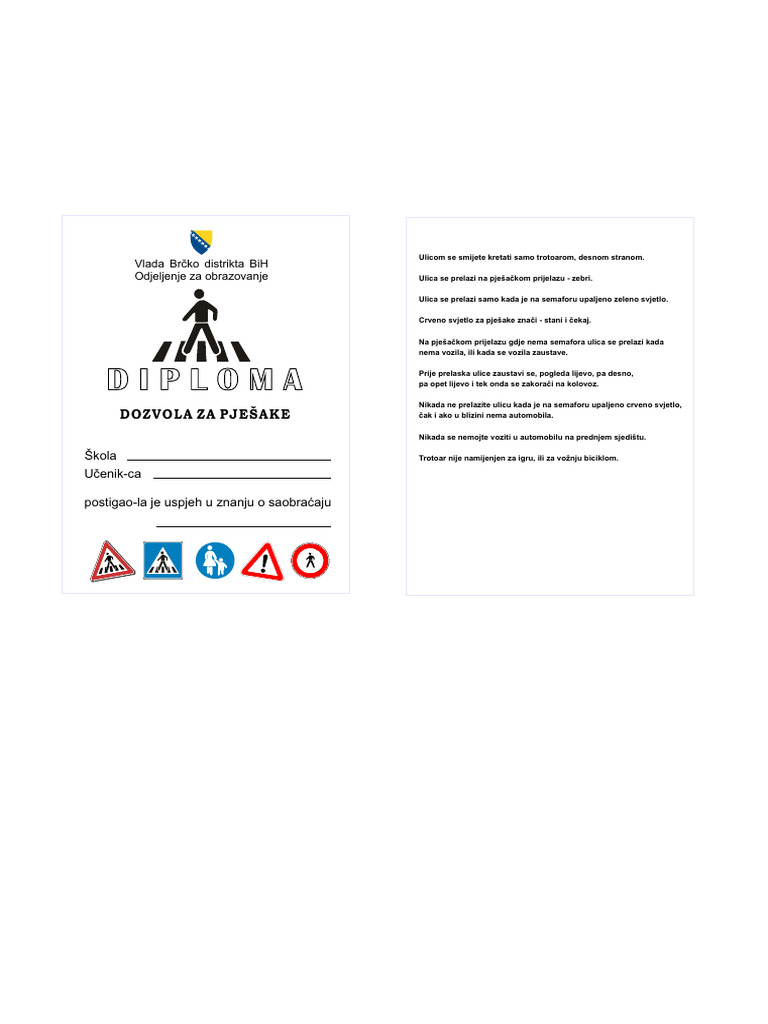 Dozvola Za Pjesake | PDF