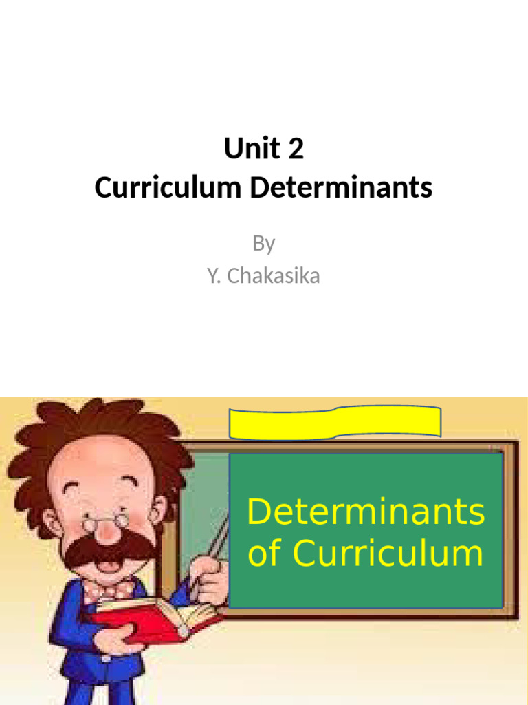 Understanding Curriculum Determinants | PDF | Curriculum | Learning