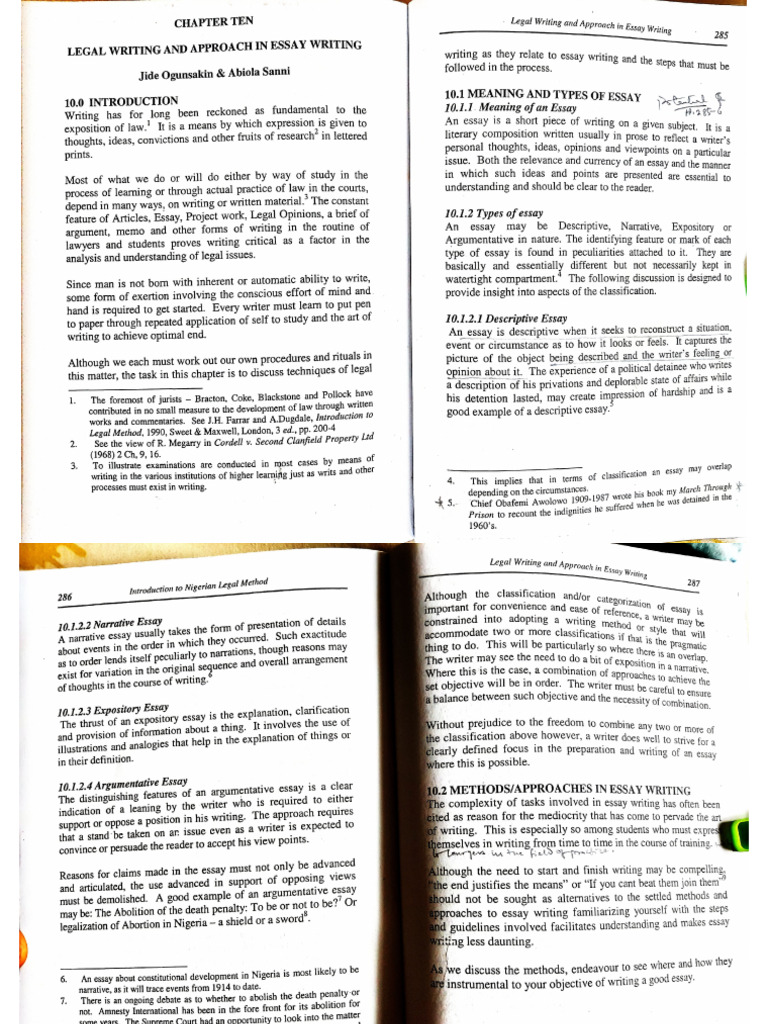 Advance Legal Research and Writing Methodology | PDF