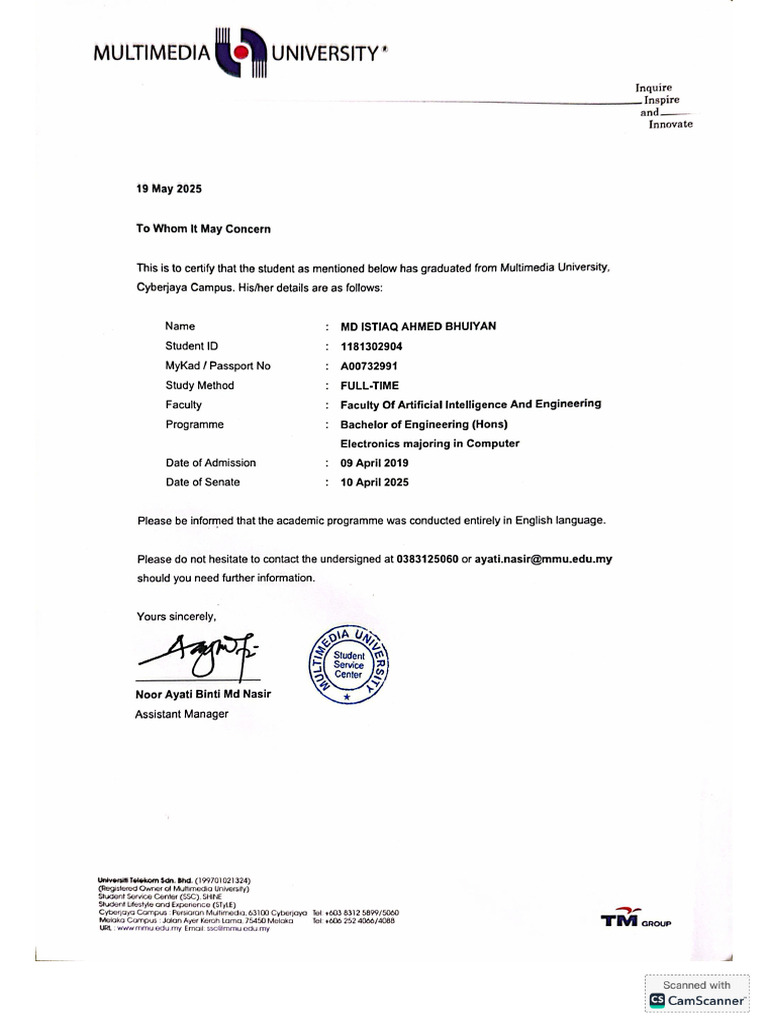 Verification Letter | PDF
