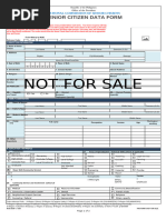 Senior Citizen Data Form | PDF