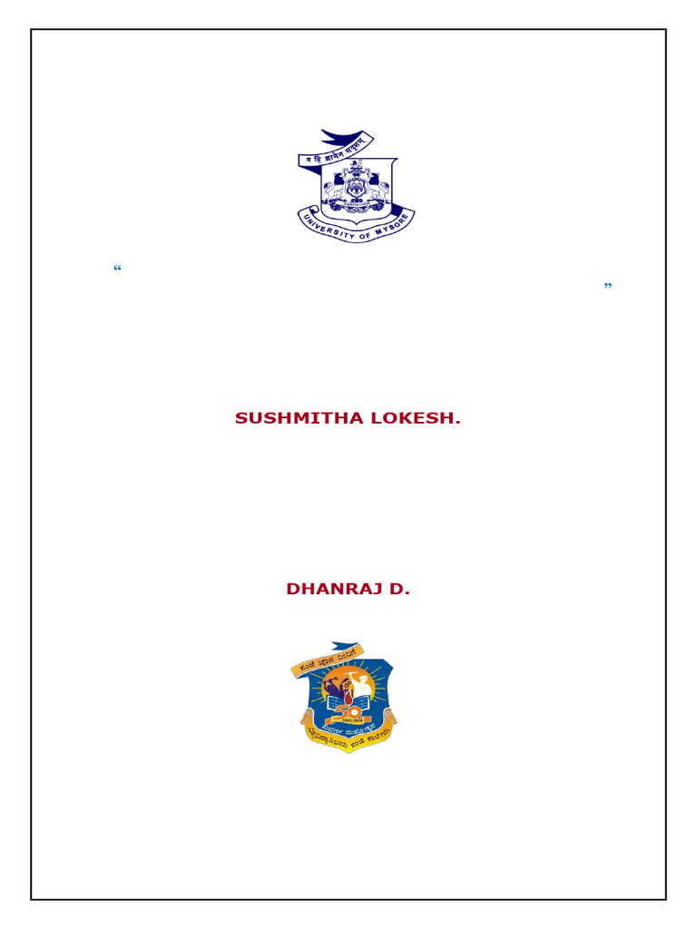 Sushmitha Lokesh Project-1 | PDF | Recruitment | Employment