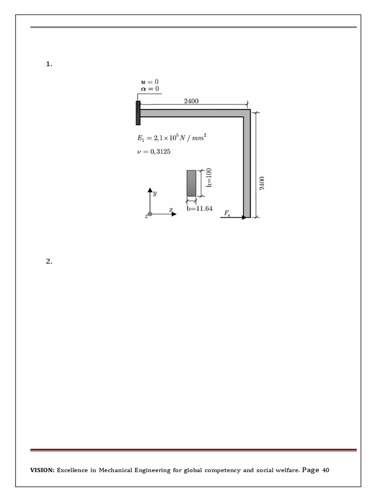 CAE Lab Manual 46 50 | PDF | Beam (Structure) | Mechanical Engineering