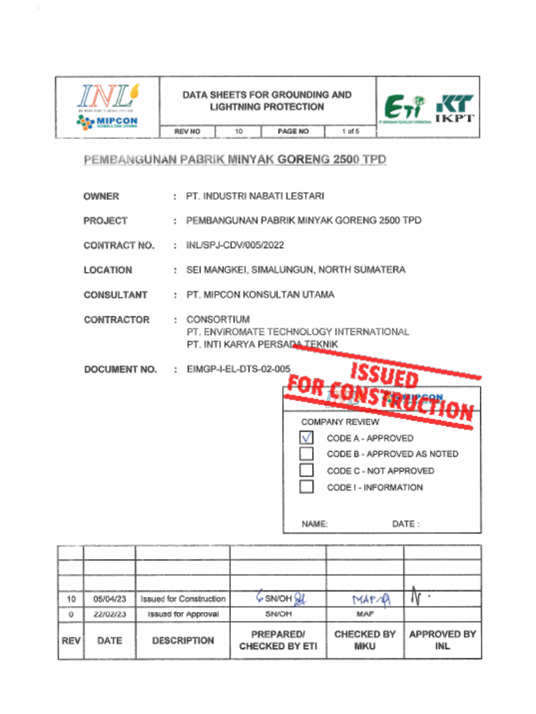 EIMGP-I-EL-DTS-02-005 - R10 - A Data Sheet Grounding - Lightning Block ...